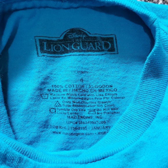Disney | Shirts & Tops | Disneys The Lion Guard Shirt Size 4 | Poshmark